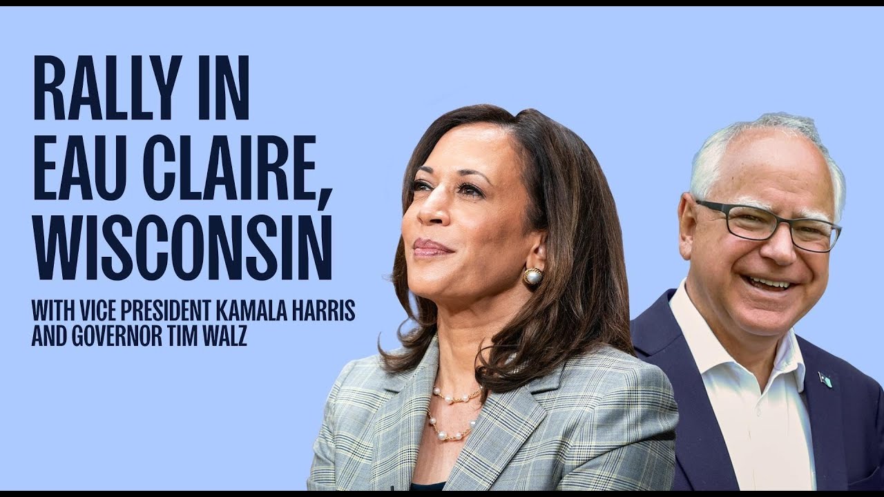 Wisconsin Rally with Vice President Kamala Harris and Governor Tim Walz ...