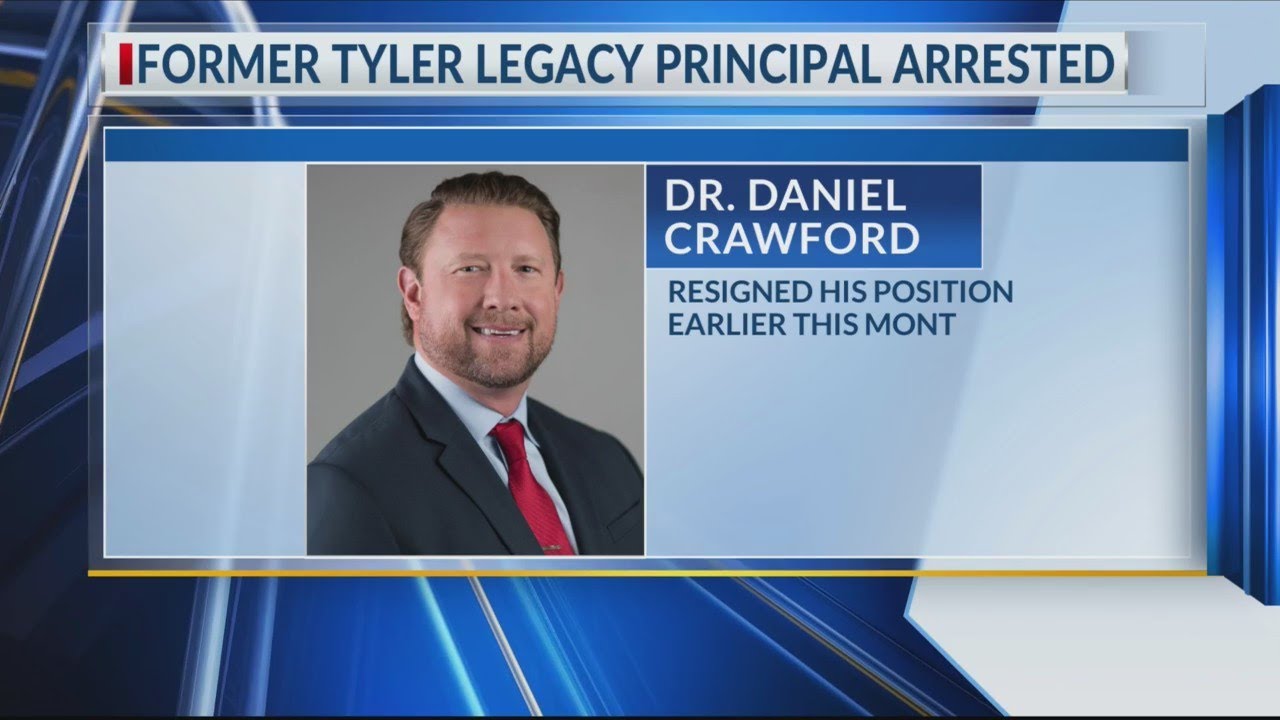 Former Tyler Legacy principal arrested for drug charge - YouTube
