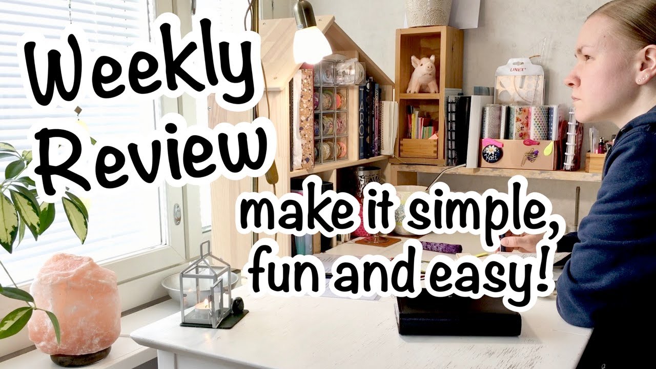 weekly review - how and why to do it - YouTube