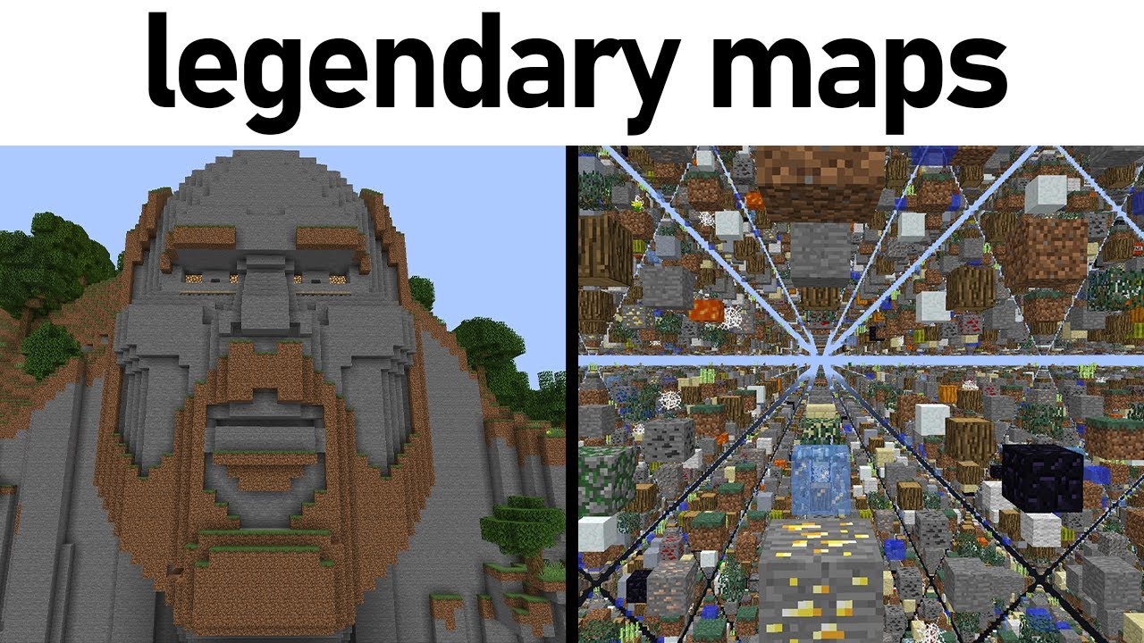 legendary minecraft maps - YouTube
