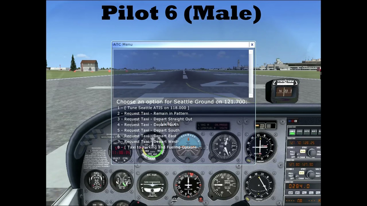 FSX Pilot Voice Examples for Microsoft Flight Simulator X - YouTube