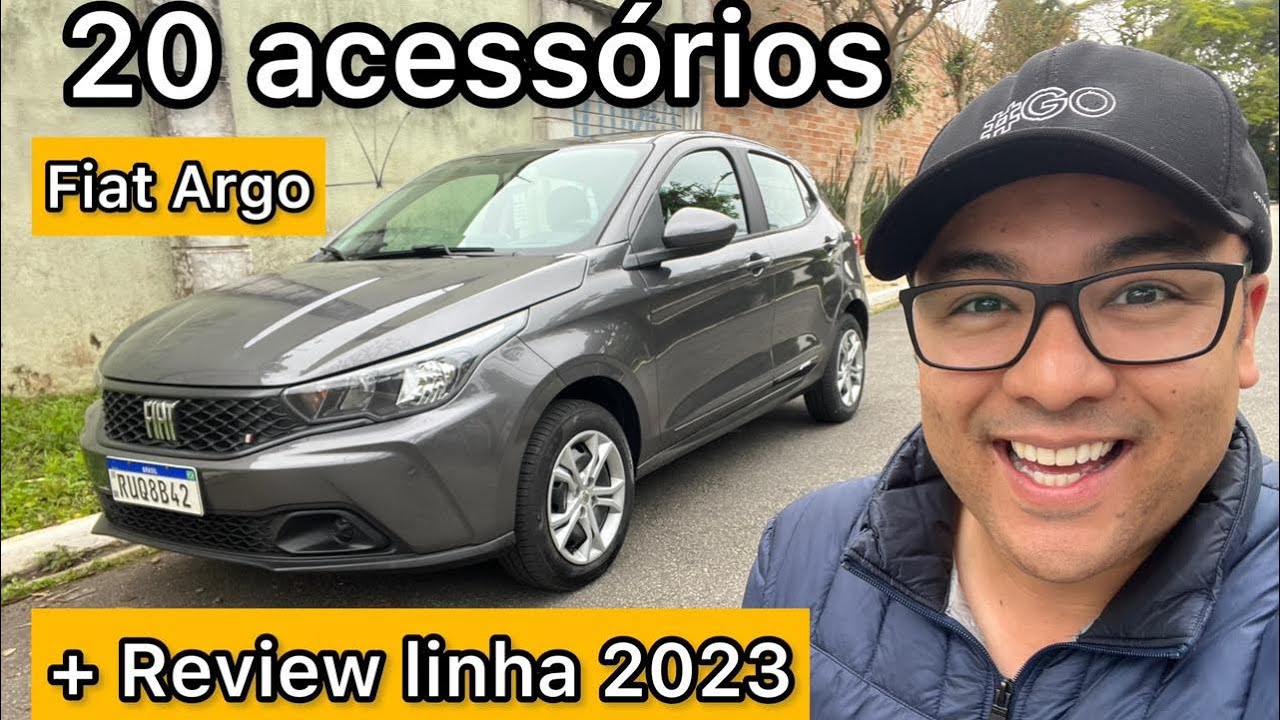 Review + Guia de acessórios Fiat Argo 2023 - YouTube