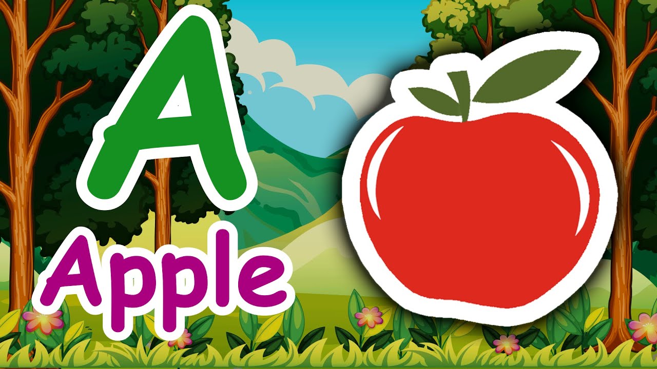 Kids Learning Videos | Nursery ABC Alphabet | A for Apple | abcd for ...