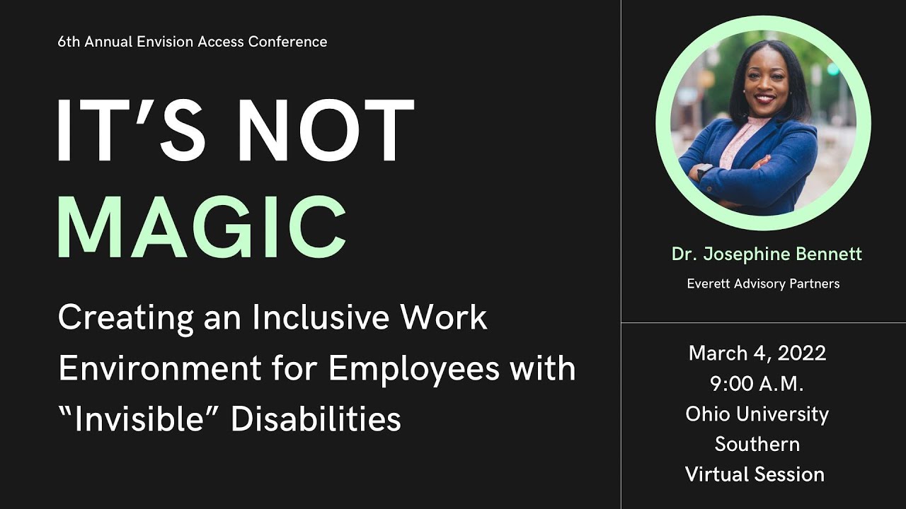 Ohio Southern Envision Access with Dr. Josephine Bennett - YouTube