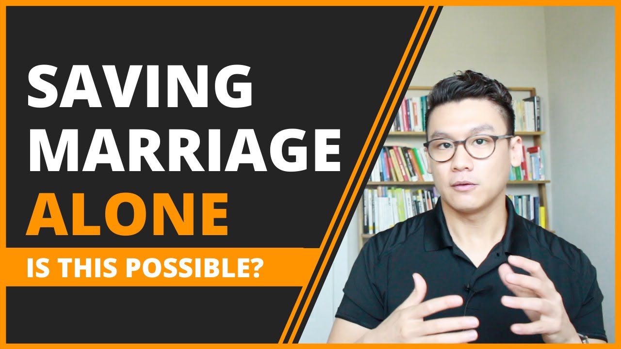 Save Your Marriage Alone: How to Artfully Reconcile A Marriage - YouTube