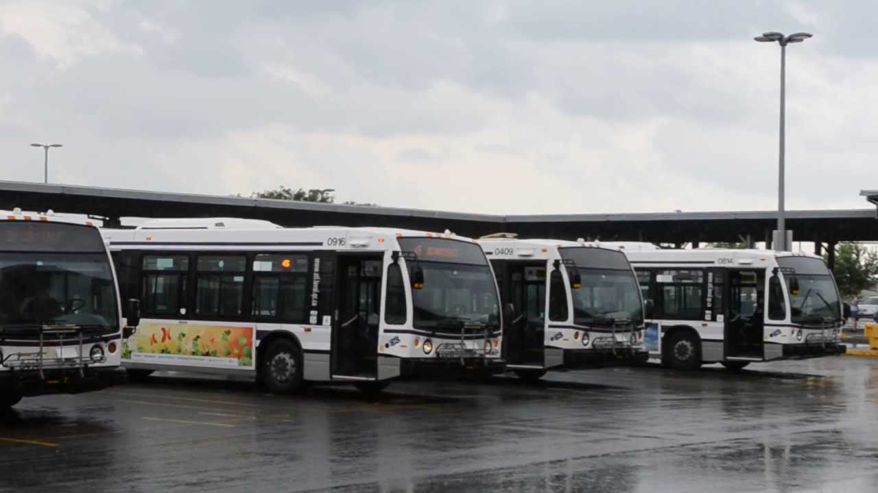 LAVAL STL BUSES AT MONTMORENCY METRO STATION - YouTube