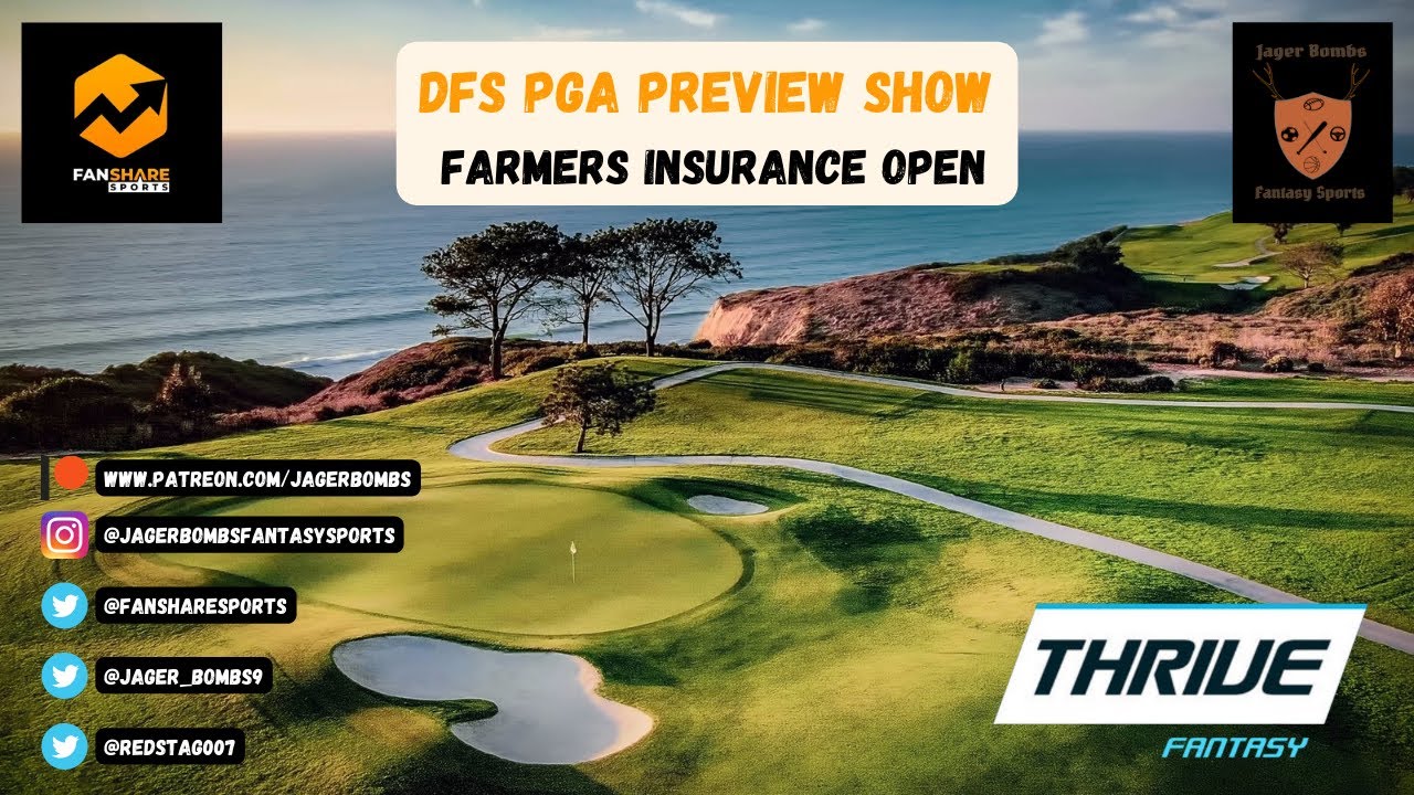 DFS PGA Preview for DraftKings and FanDuel - Farmers Insurance Open ...