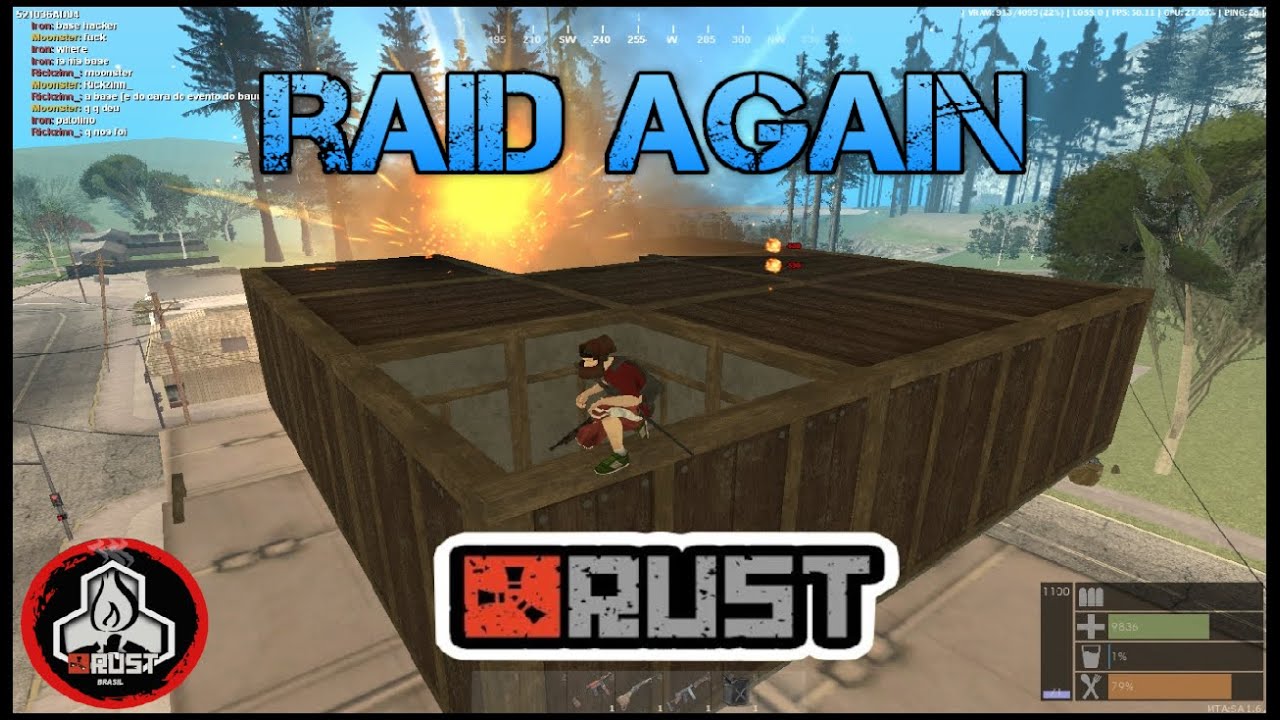 RUST BRASIL | MTA| 61# RAID AGAIN - YouTube