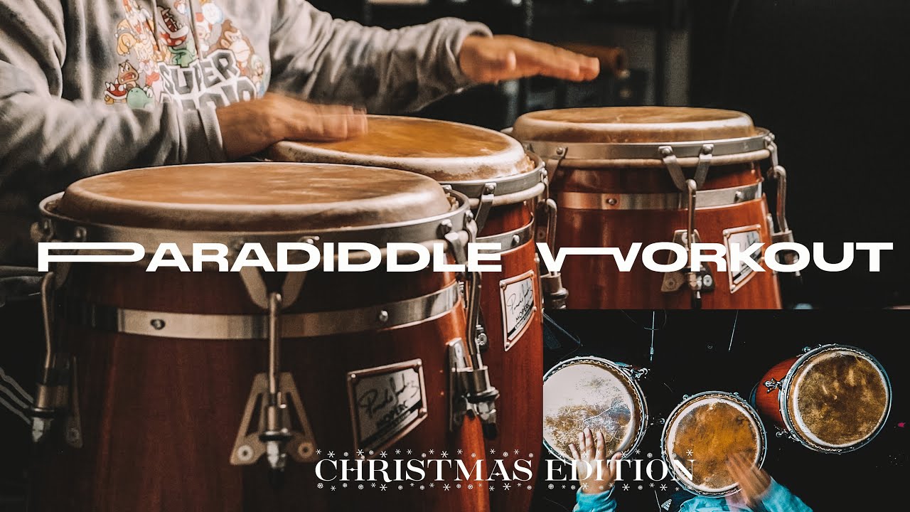 How To Do a Paradiddle Workout on Congas | End of Year Workouts - YouTube