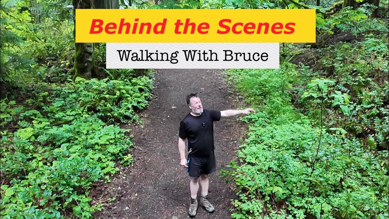 Behind the scenes of a upcoming Walking With Bruce Video. # ...