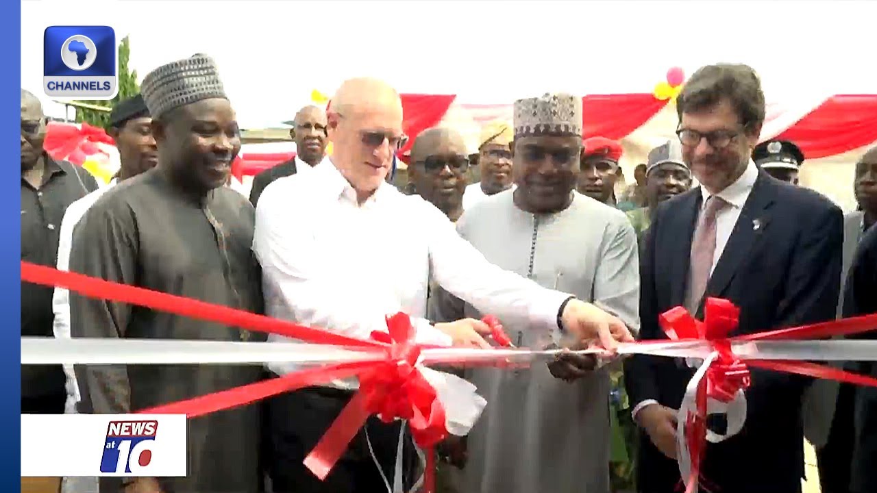 UK, NDLEA Inaugurate Building For Data Analysis Hub In Lagos - YouTube