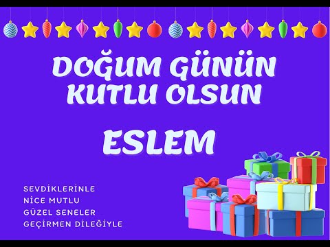 Eslem’e Özel Doğum Günü Sürprizi! İyi ki Doğdun Eslem 🎉Eslem İçin Unutulmaz Doğum Günü Şarkısı