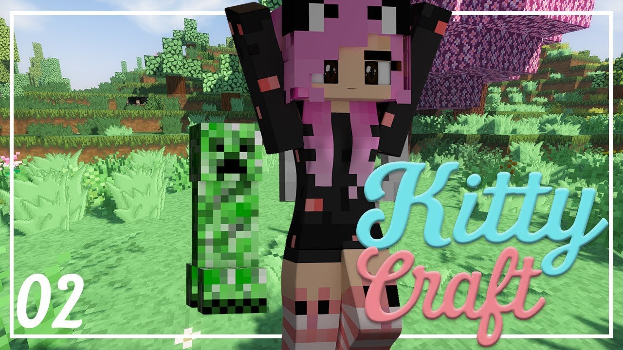KITTY CRAFT || MINECRAFT MODDED || EP 2 - ATTACK OF THE MOBS - YouTube