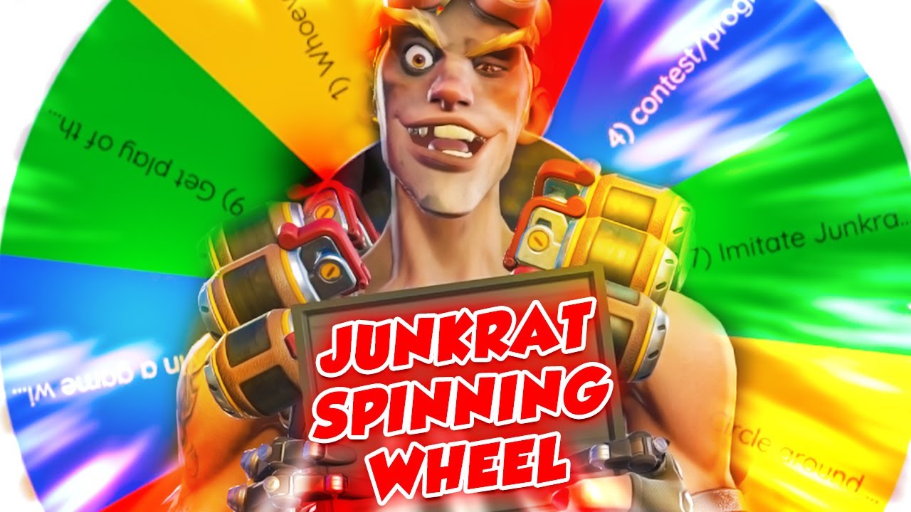 Spinning Wheel CHALLENGE: JUNKRAT - Overwatch 2 - YouTube