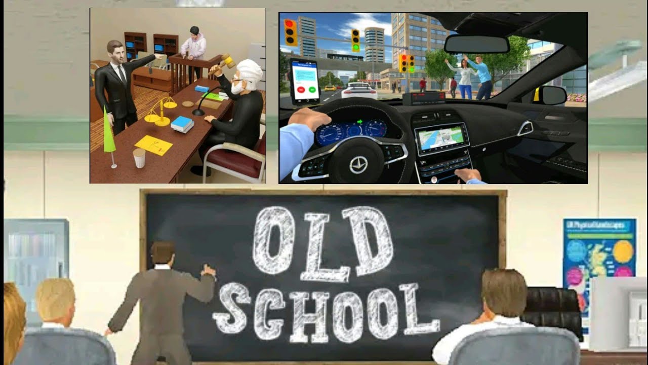 Old School, Taxi 2, Lawyer Life 3D Android Gameplay (3 Games In One ...