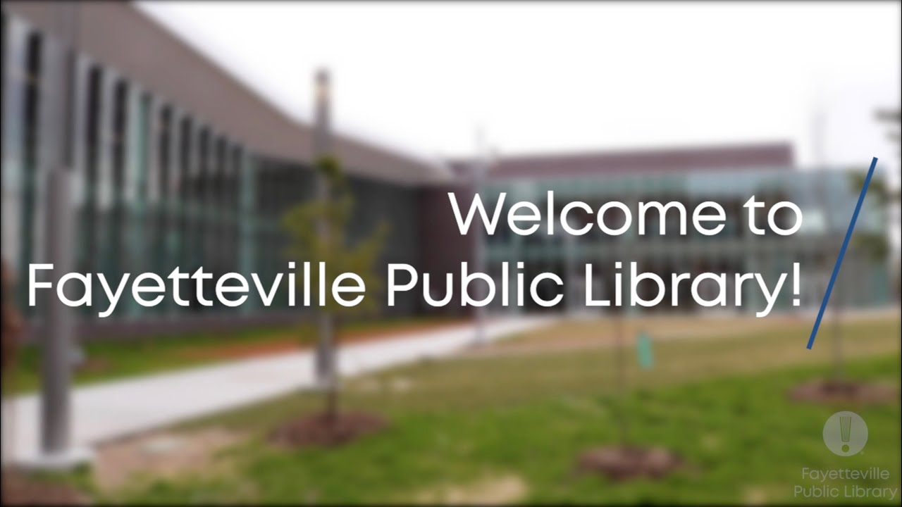 Welcome to Fayetteville Public Library at Blair Library - YouTube