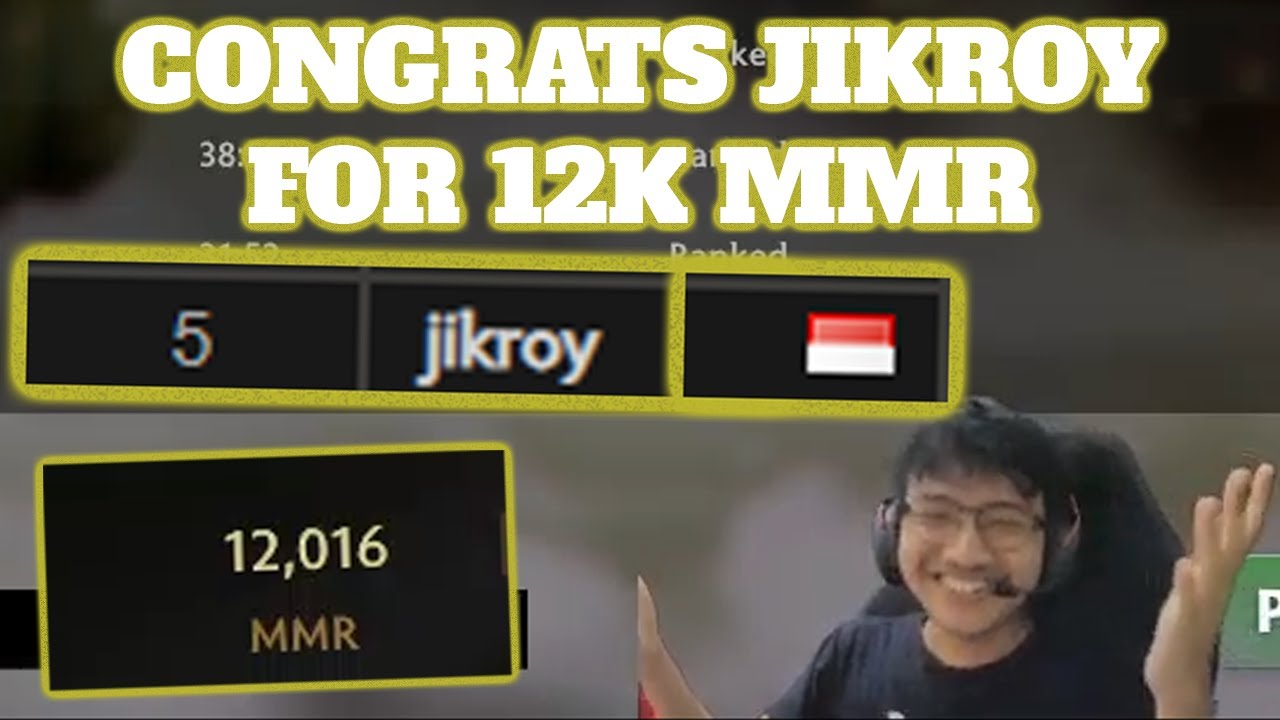 MOMEN JIKROY MENCAPAI 12K MMR RANK 5 SEA - YouTube