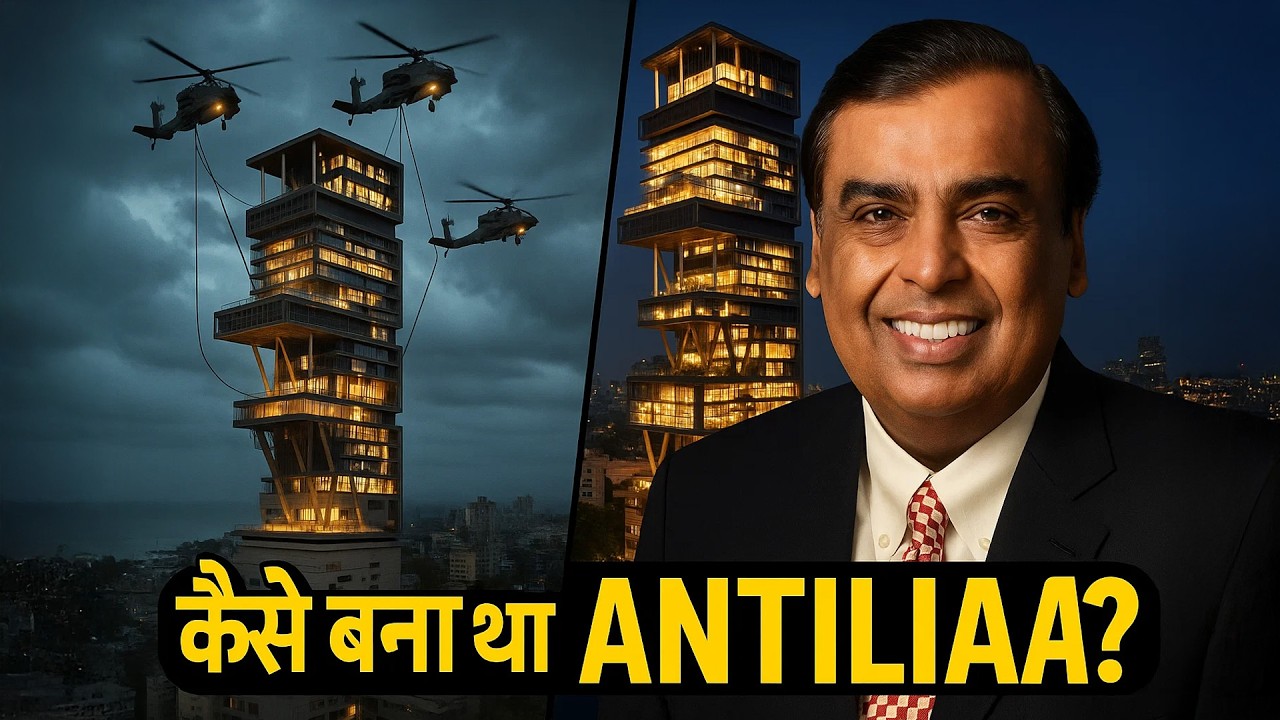MUKESH AMBANI का घर ANTILIA कैसे बना था? | How Antilia Was Constructed ...