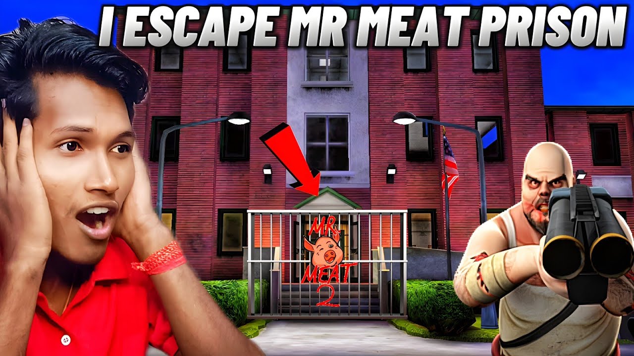 CAN I ESCAPE MR MEAT PRISON ? 😱 #mrmeat2gameplay #mrmeat - YouTube