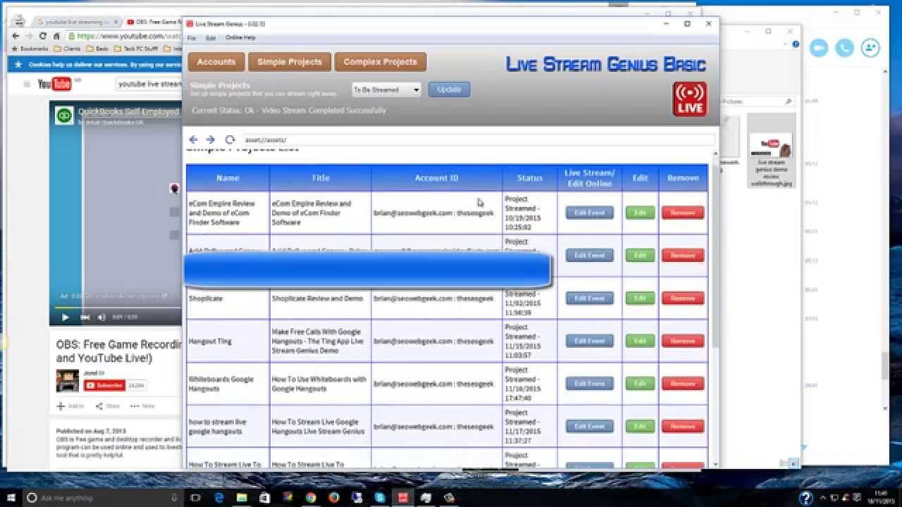 Live Stream Genius Ranking Proof - YouTube