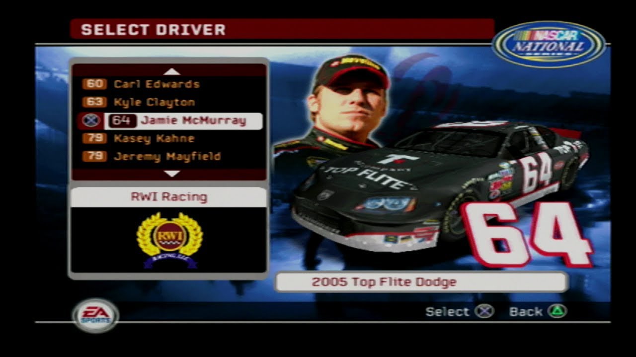 NASCAR 06: Total Team Control - Jamie McMurray @ Chicagoland - YouTube
