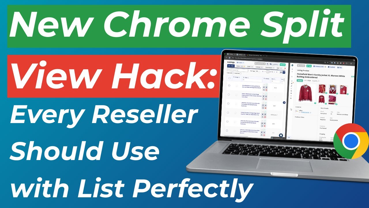 New Chrome Split View Hack Every Reseller Should Use with List ...
