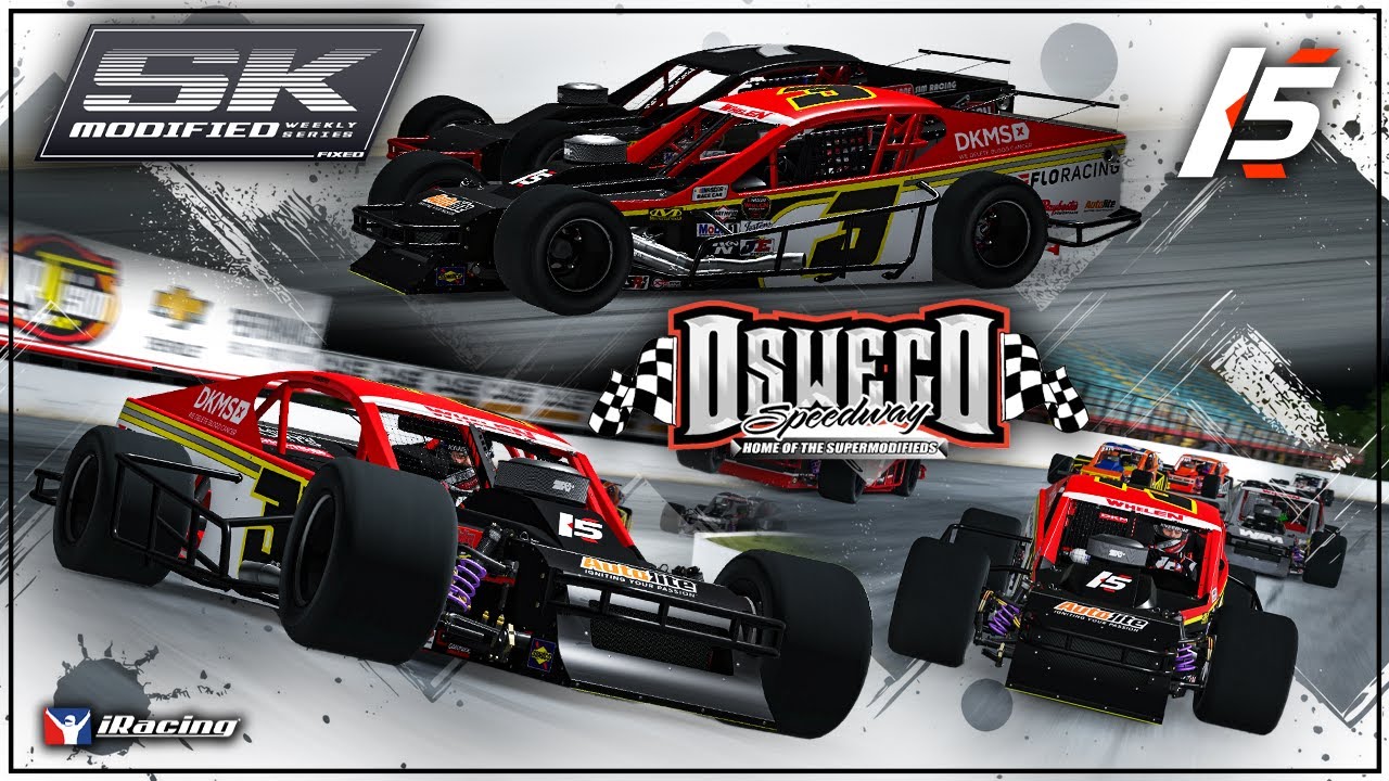 SK Modifieds - Oswego - iRacing Oval Gameplay - YouTube