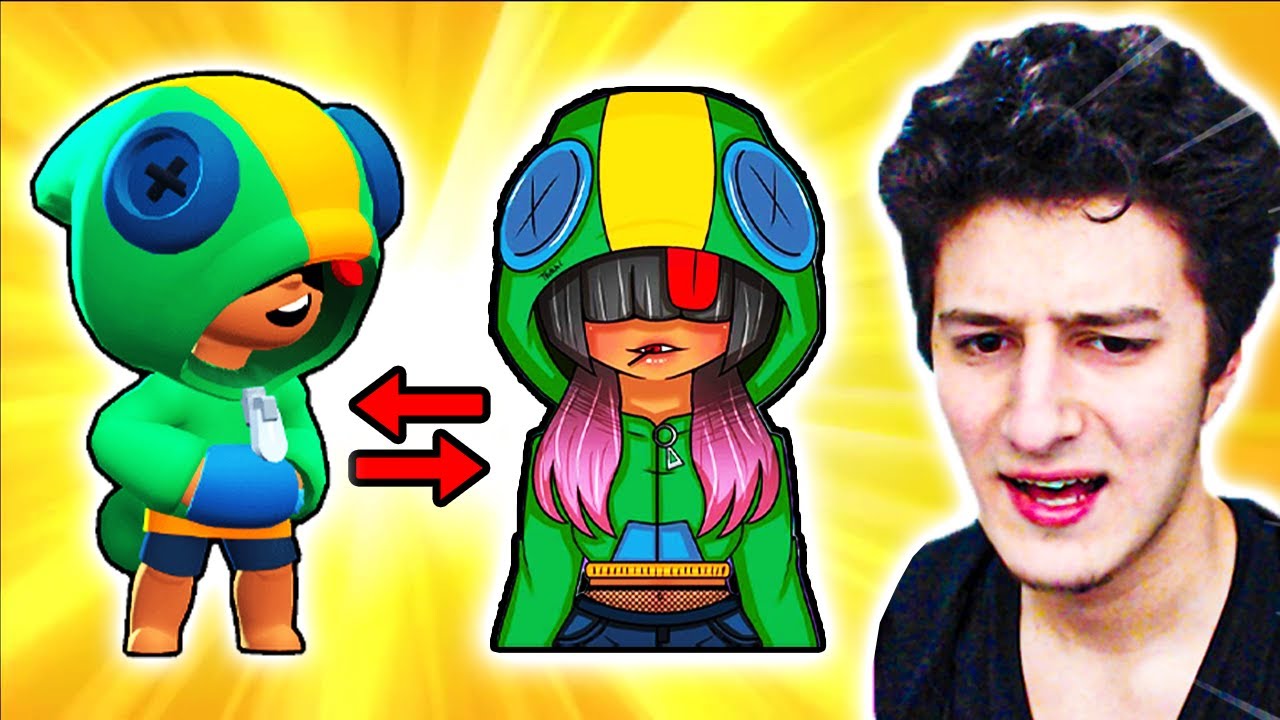 brawl stars ters cinsiyetler... - YouTube