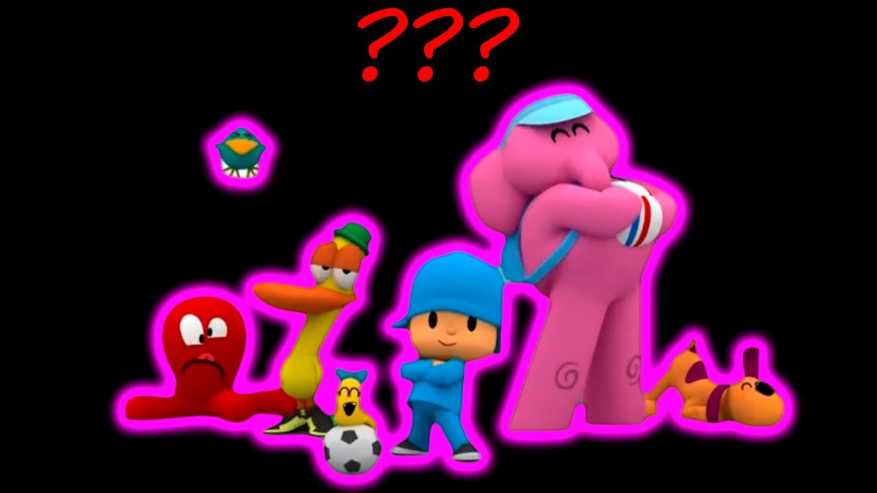 3 Pocoyo & Pato & Elly & Loula & Caterpillar & Sleepy Bird & Fred ...