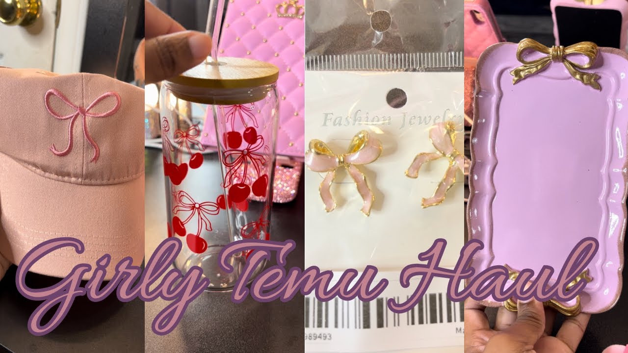 GIRLY TEMU ACCESSORIES HAUL 20+ ITEMS - YouTube