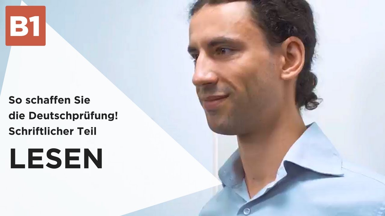 Deutschprüfung - Schriftlicher Teil: LESEN - YouTube