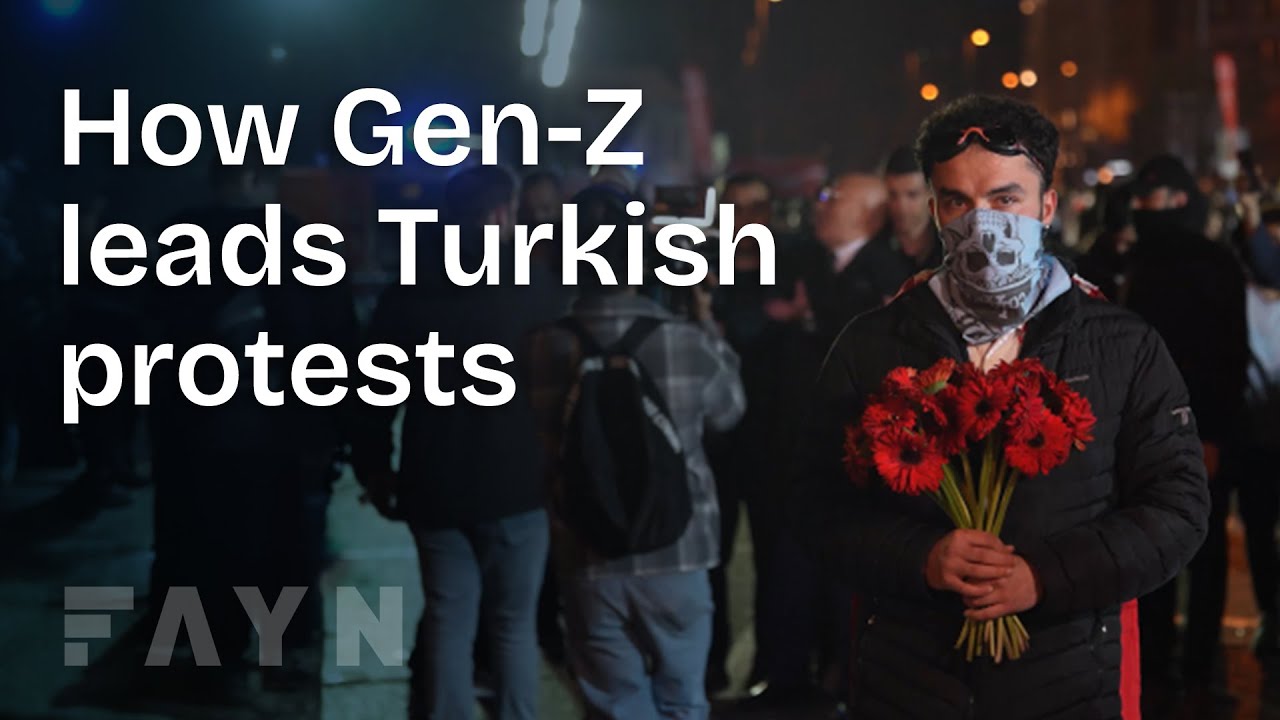 Inside Gen Z-led anti-government protests in Turkey I Fayn - YouTube