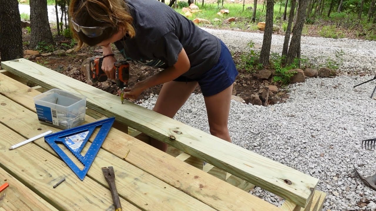 DIY Back Porch Build | Finishing Up - YouTube