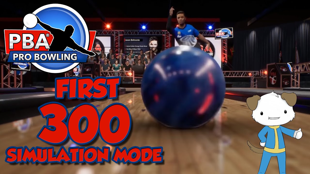 PBA Pro Bowling First 300 Simulation Mode - YouTube