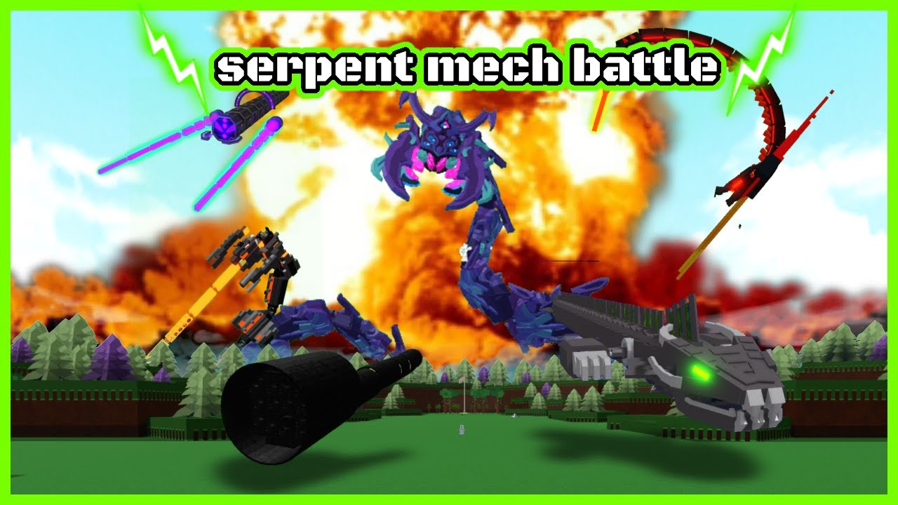 Serpent mech battle | build a boat for treasure | mech battle ...