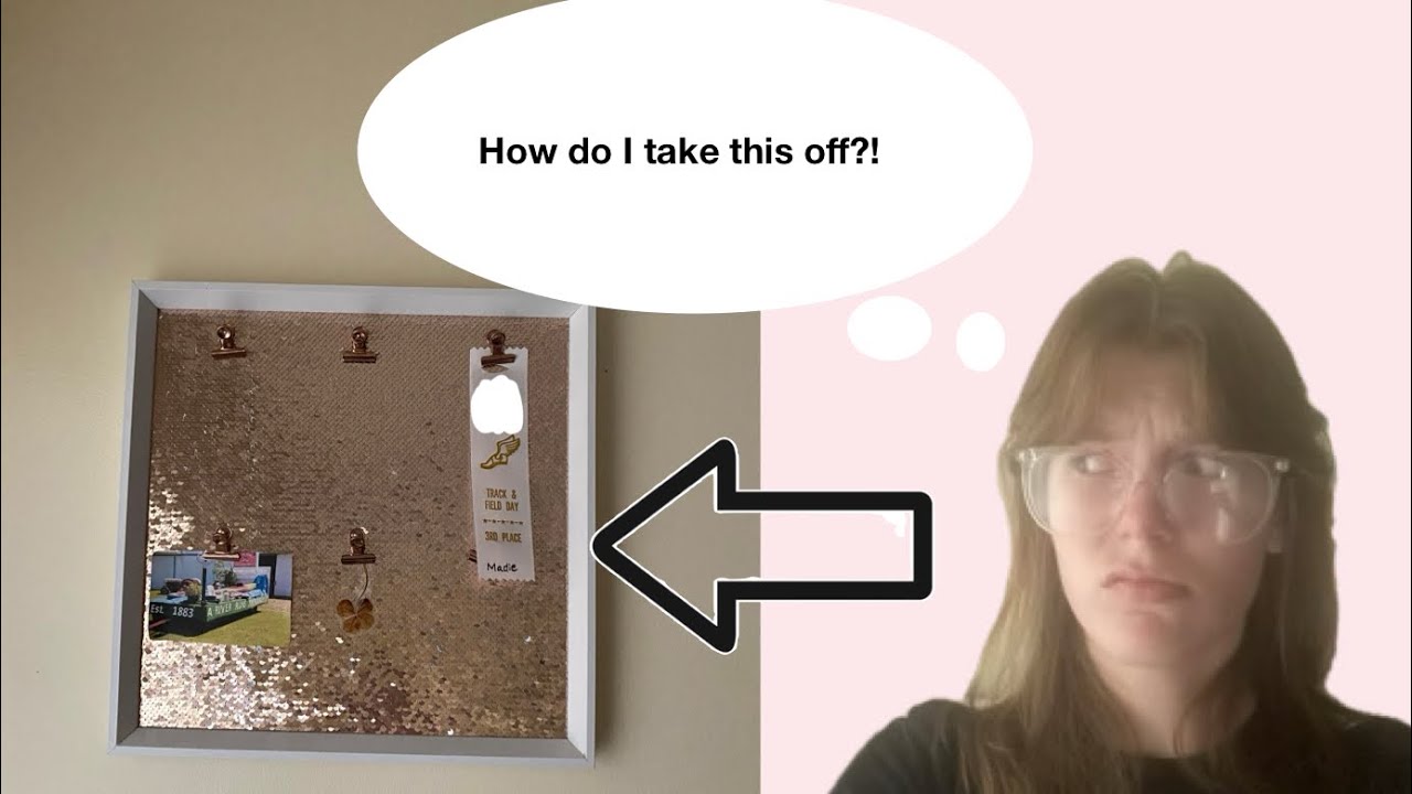How To Take A Picture Frame Off Of The Wall (Tutorial) - YouTube