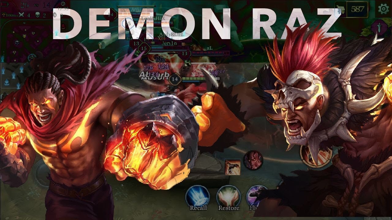 Demon Raz Devouring Rank | Episode 1 Highlights - Arena of Valor - YouTube