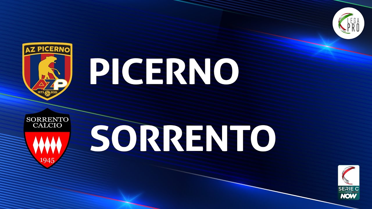 Picerno - Sorrento 1-1 - Gli Highlights - YouTube