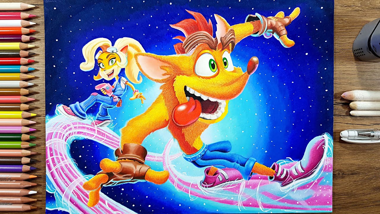 Crash Bandicoot Drawings