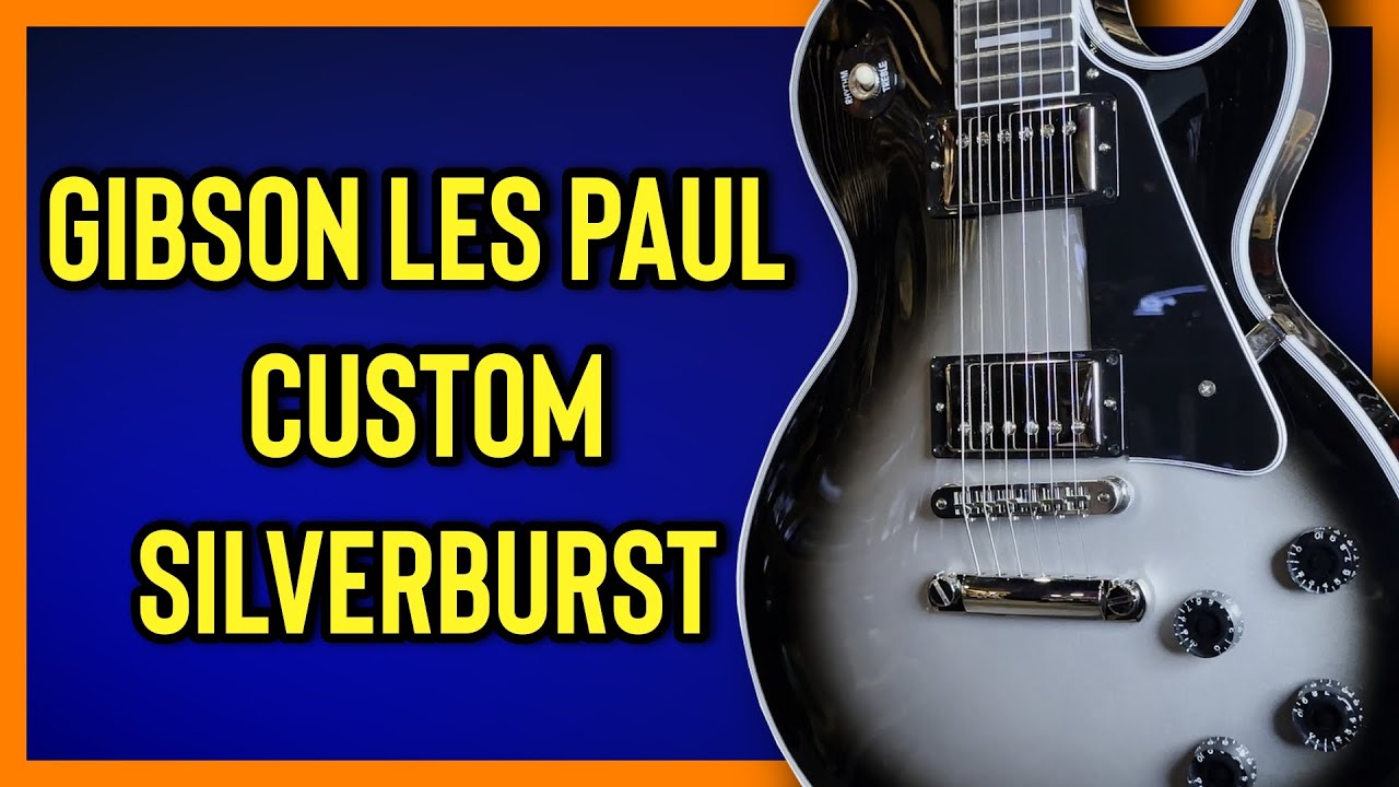 Gibson Les Paul Custom Silverburst Just Landed - YouTube