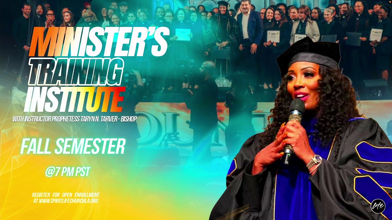 MINISTERS TRAINING INSTITUTE | PROPHETESS TARYN TARVER BISHOP - YouTube