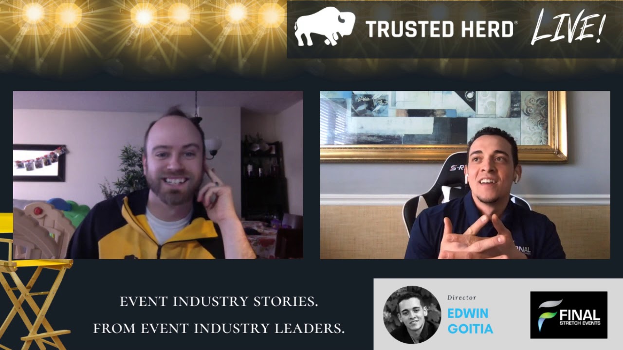 Trusted Herd Live! w/ Edwin Goitia of Final Stretch Events. Ep. 11 - YouTube