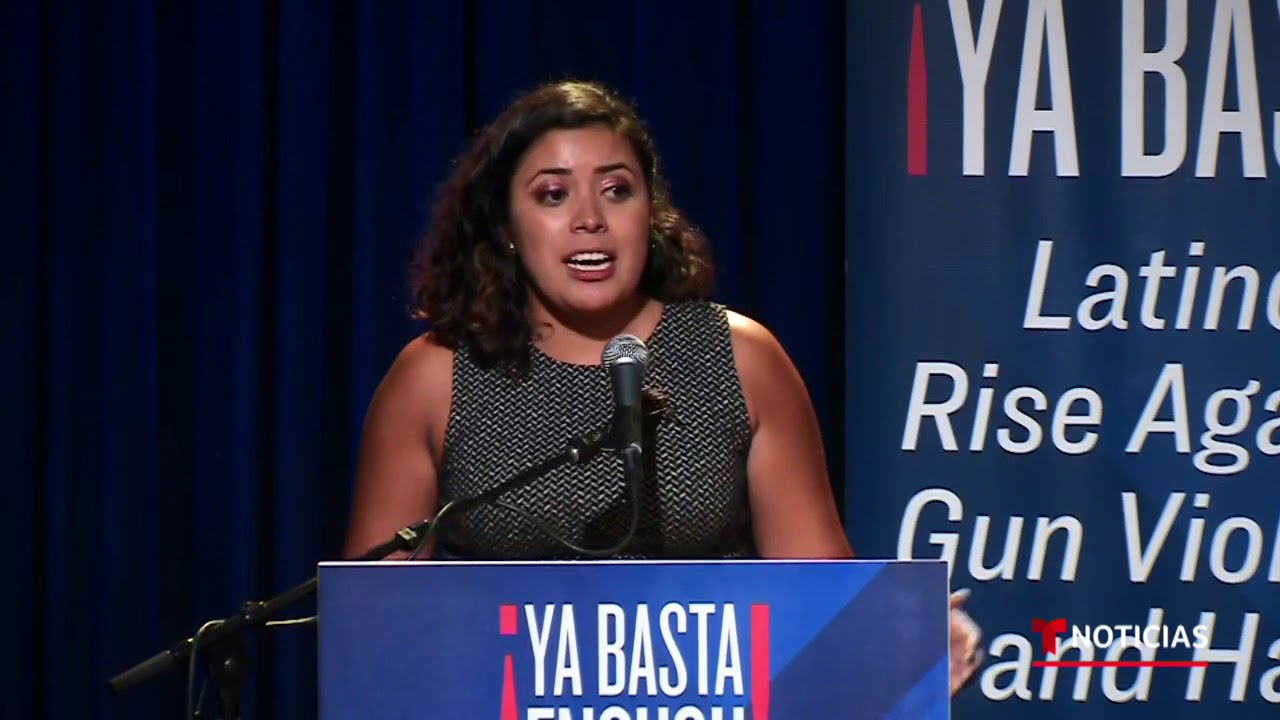 Mayra Macías, LV Executive Director, closing remarks at ¡YA BASTA! tour ...