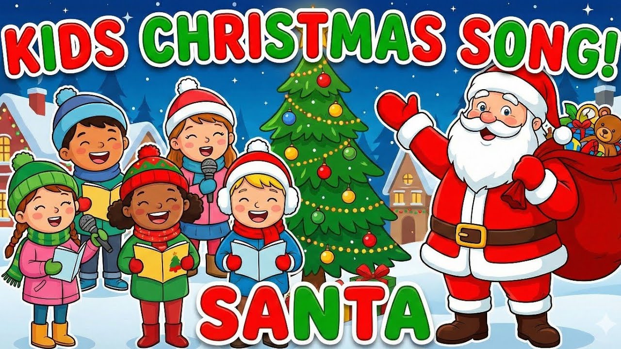 Christmas Songs for Kids | Santa Claus Animation | Nursery Rhymes - YouTube