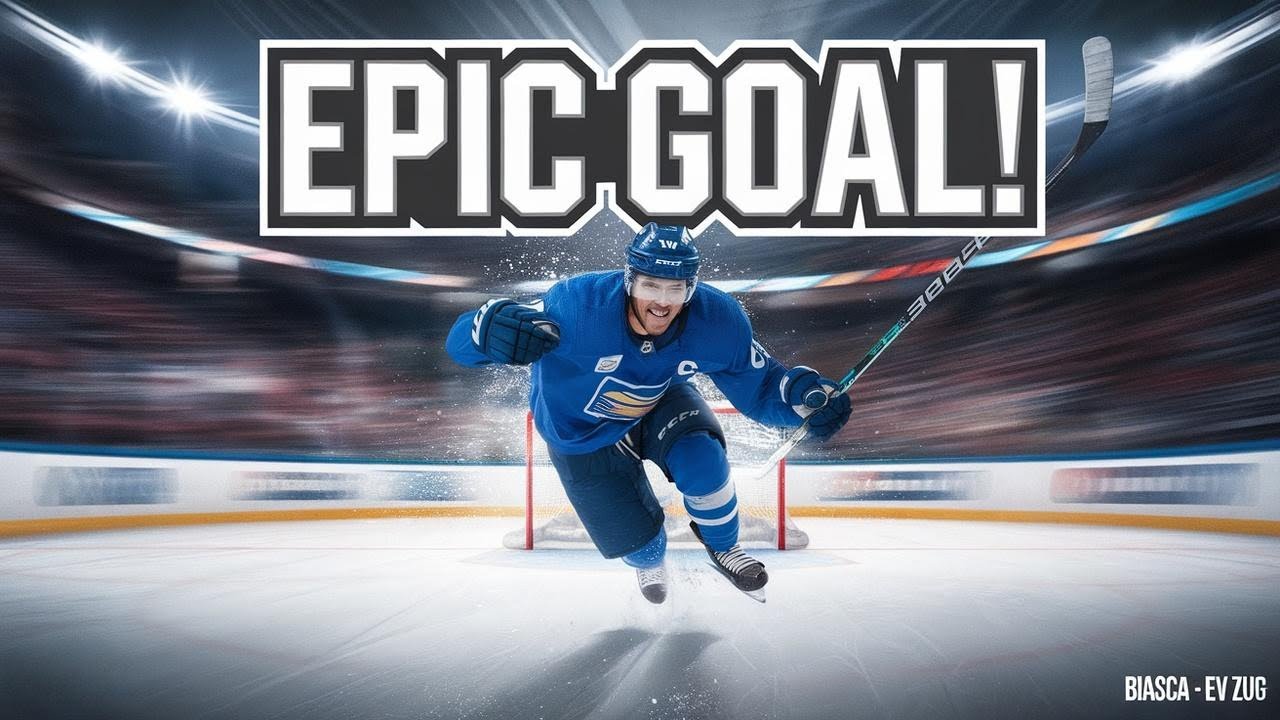 Biasca Great Goal vs SC Bern in The Swiss Ice Hockey National League ...