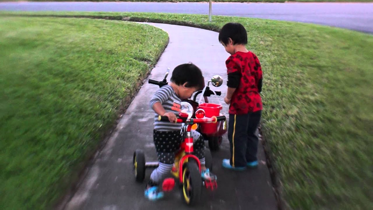 Boys outdoor fun - YouTube