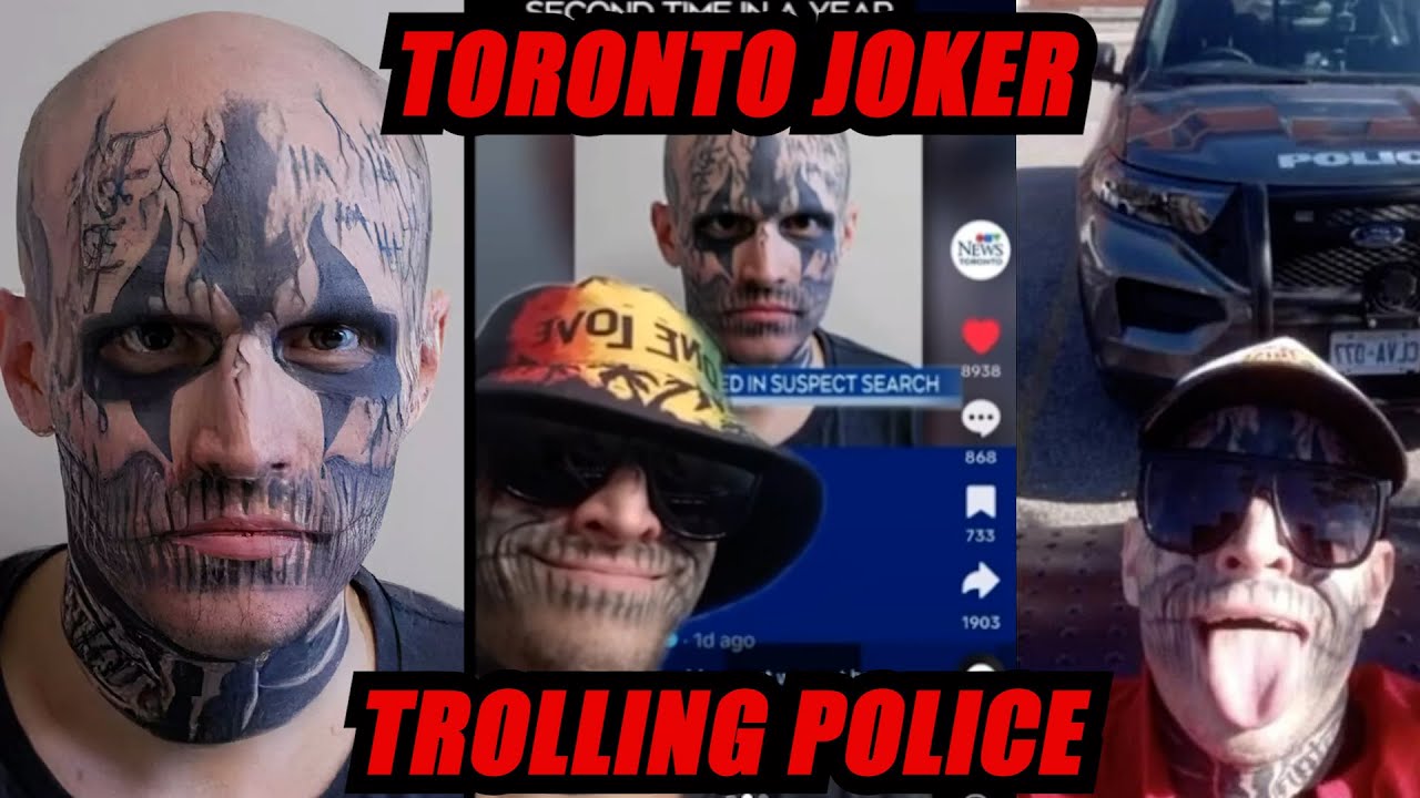 Toronto Joker Trolls Cops While Being HIGHLY Wanted - YouTube