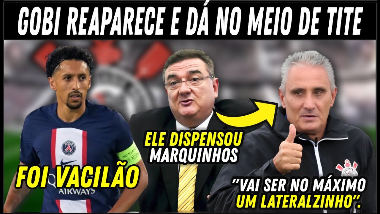 🚨TRETA! MARIO GOBI RESSURGE DAS CINZAS | E DÁ NO MEIO DO TITE🚨 - YouTube