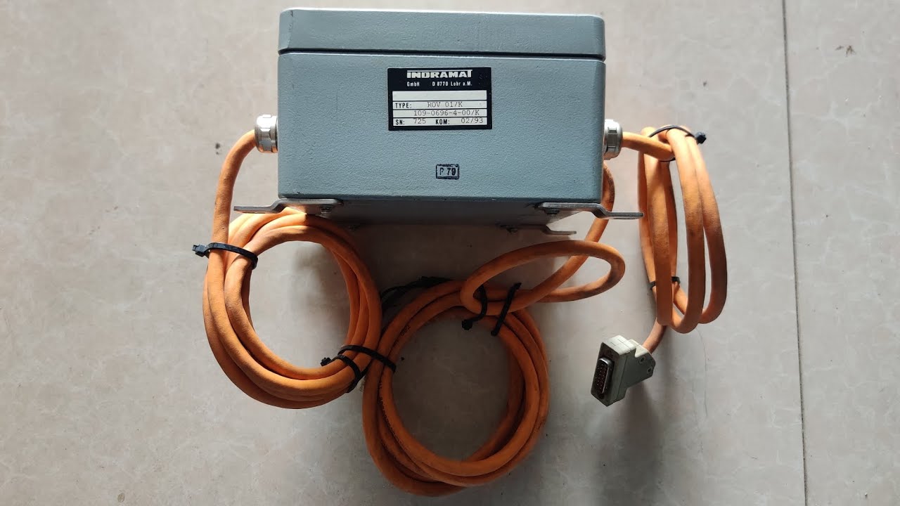 ENCODER JUNCTION BOX FOR SELL MARINE AUTOMATION INDRAMAT ROV01/K 109 ...