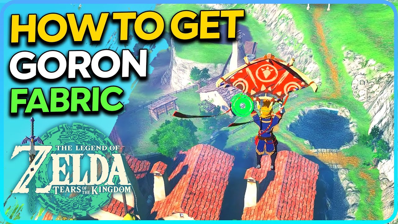 How to Get Goron Fabric Paraglider Zelda Tears of the Kingdom - YouTube